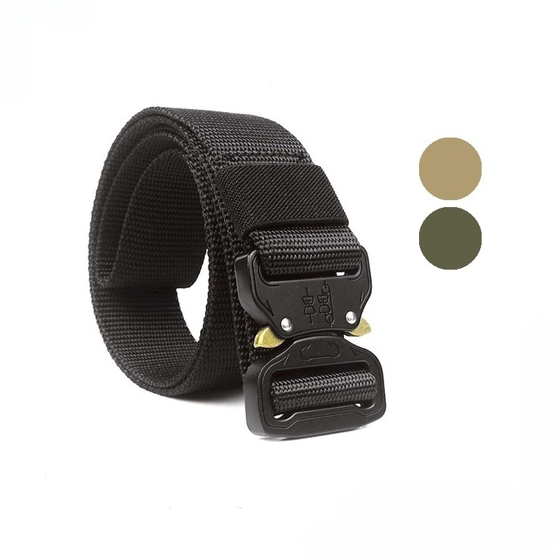 FREE SHIPPING Cobra Nylon Belt Heavy Duty Metal Buckle Military Belts ...
