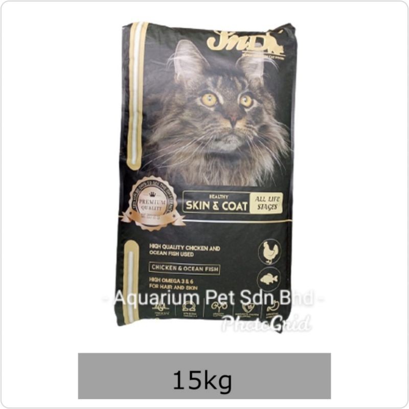 SnD Healthy Skin & Coat Cat Food 15kg All Life Stages | Shopee Malaysia
