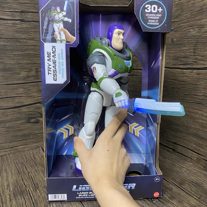 New Buzz Lightyear Electric Doll Toy Story R Us Hand-Made Sound Effects ...