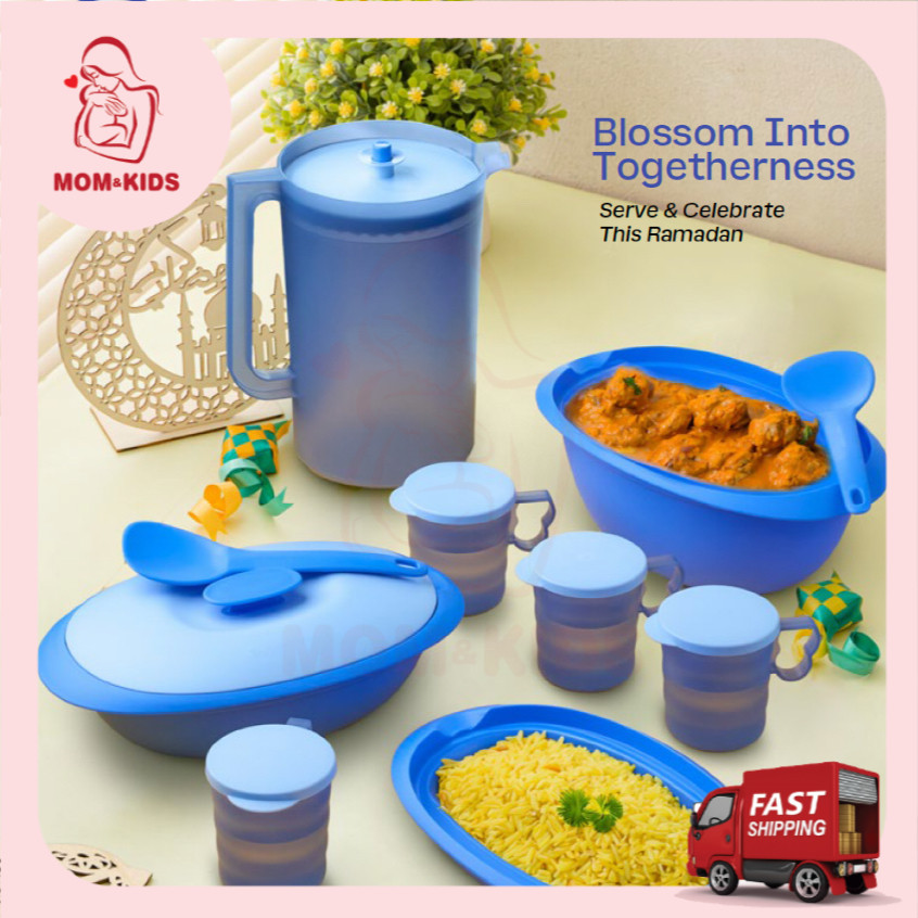 Tupperware Gourmet Server Set Servewave Ladle Pitcher Mangkuk Pinggan ...