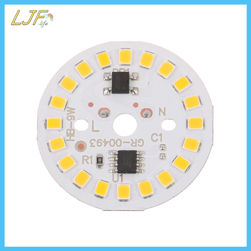 LJF 2Pcs DIY LED Bulb Lamp SMD 15W 12W 9W 7W 5W 3W Light Chip AC220V Input Smart IC LED Bean For ...