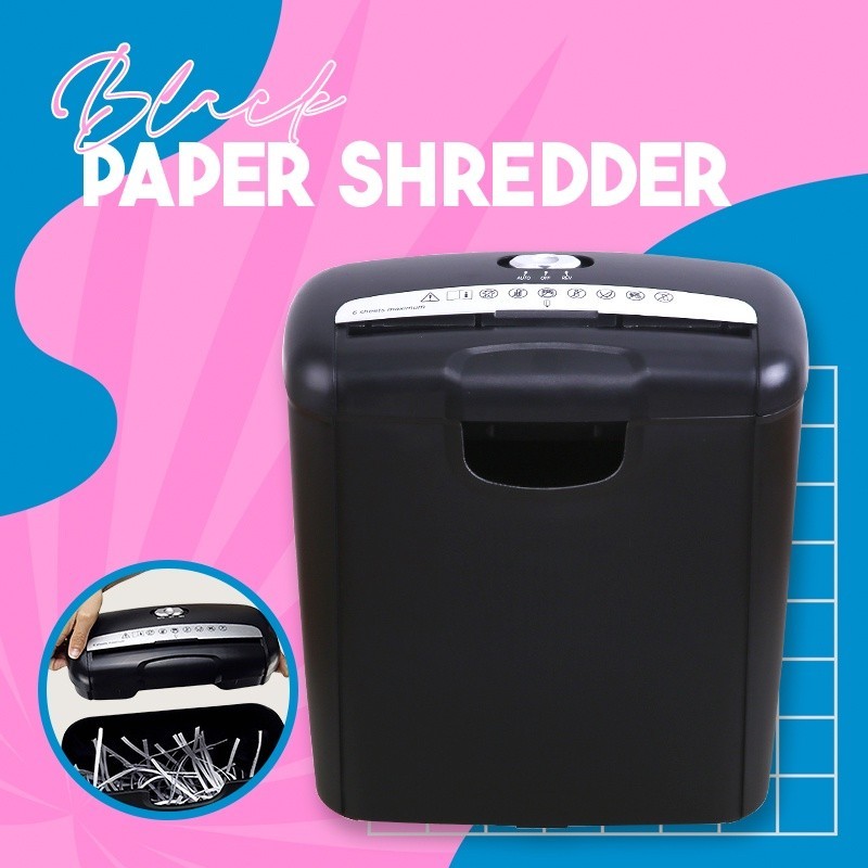Strip Cut Paper Shredder Machine Black 10L (220v) | Shopee Malaysia
