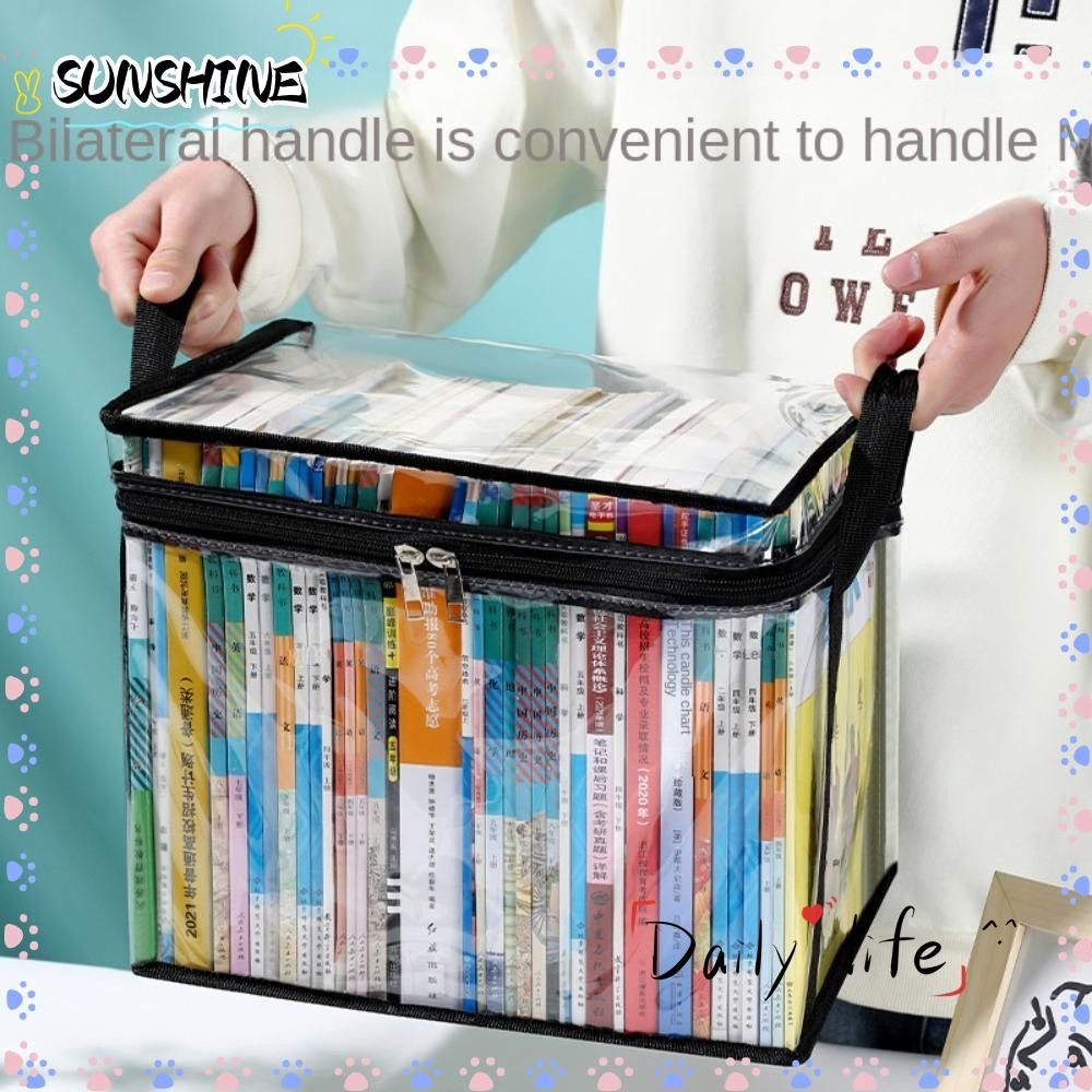 1SUNSHINE Comic Book Storage Bag, Zipper Handle Collapsible Pouch ...