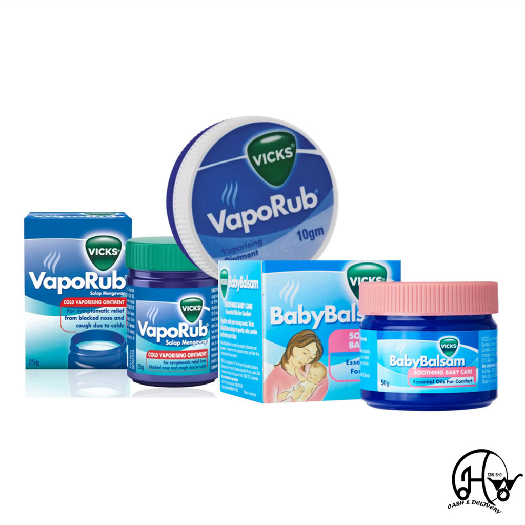 VICKS VAPORUB BABY BALSEM | Shopee Malaysia