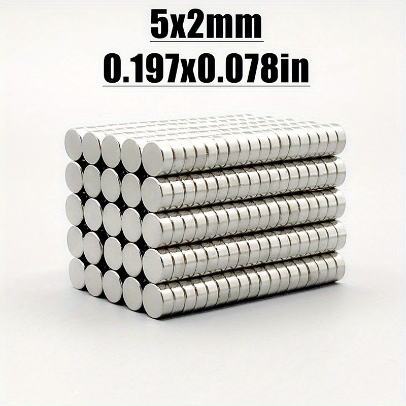 50/100/200pcs 5mm X 2mm Small Magnets, Strong Magnet, 5x2mm Round ...