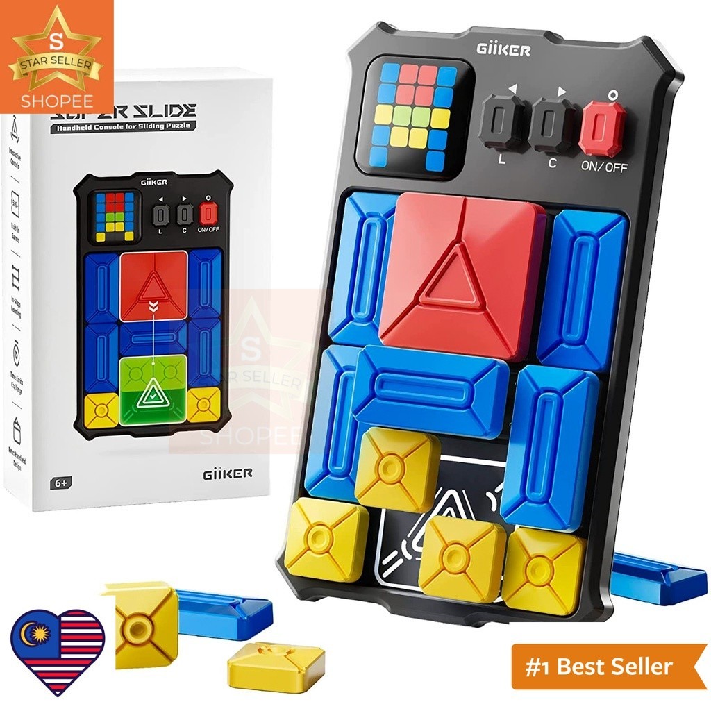 (MW)GiiKER Super Slide Puzzle Games / 500+ Challenges Brain Teaser ...