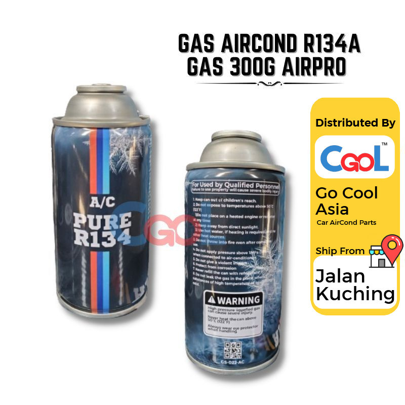 GAS AIRCOND R134A GAS 300G AIRPRO | Shopee Malaysia
