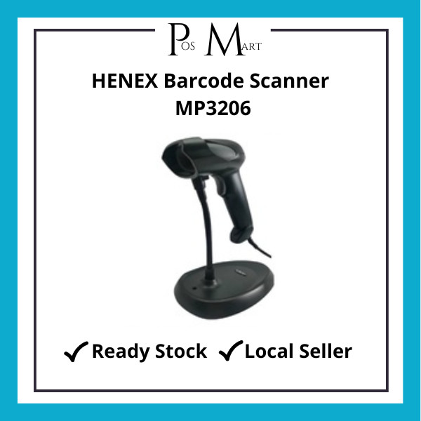 HENEX MP3206 Barcode Scanner (1D & 2D) | Shopee Malaysia