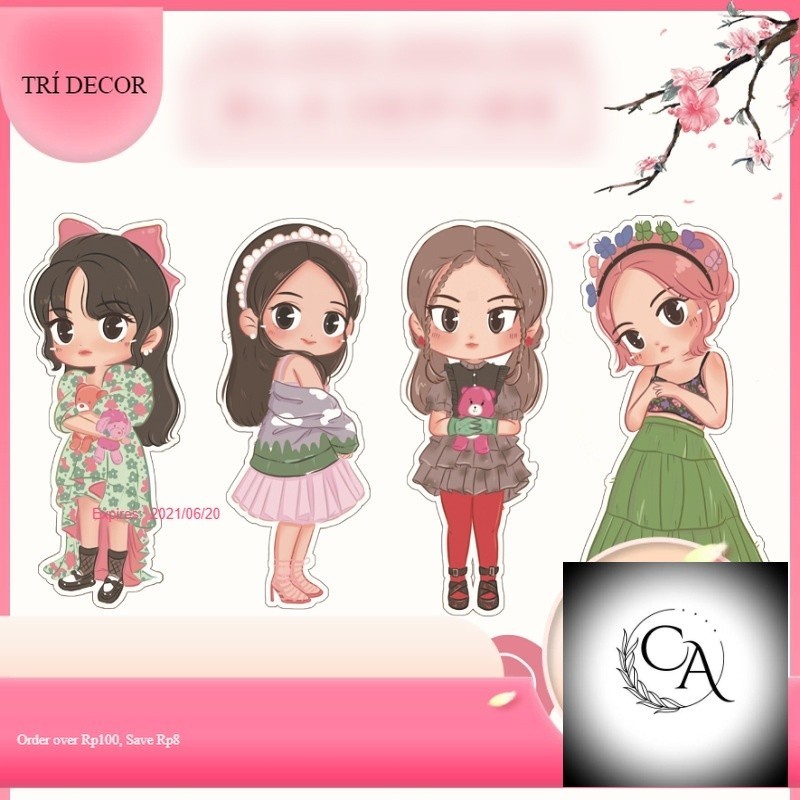 Gumihoo Standee Blackpink 12cm Rosé Lisa Jennie Jisoo | Shopee Malaysia
