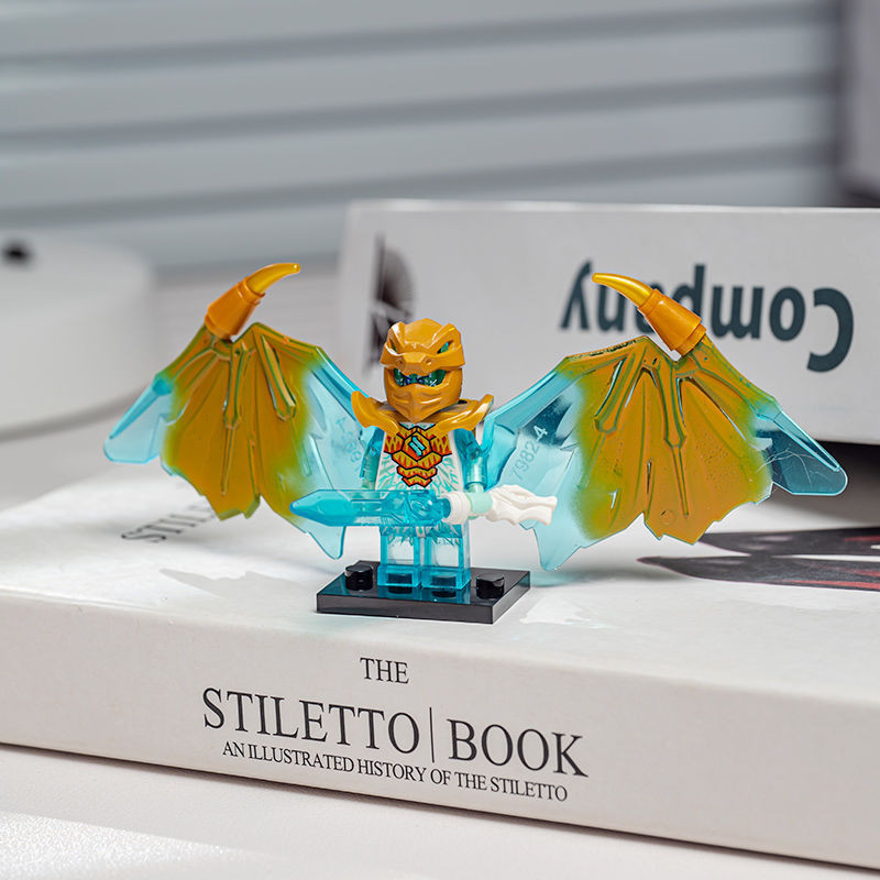 Compatible with LEGO Phantom Ninja series building blocks, golden ...