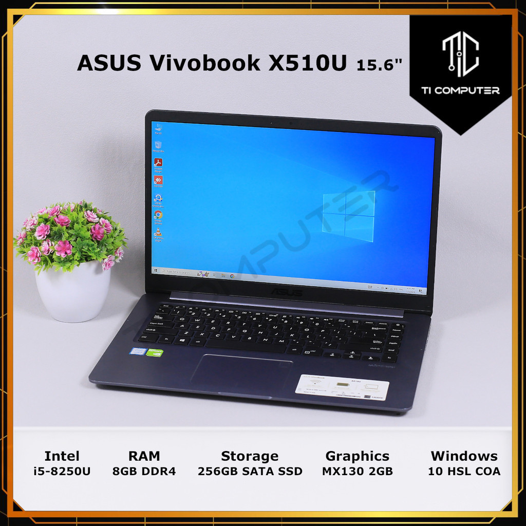 ASUS Vivobook S15 X510U Intel Core i5-8250U 8GB DDR4 RAM 256GB SATA SSD ...