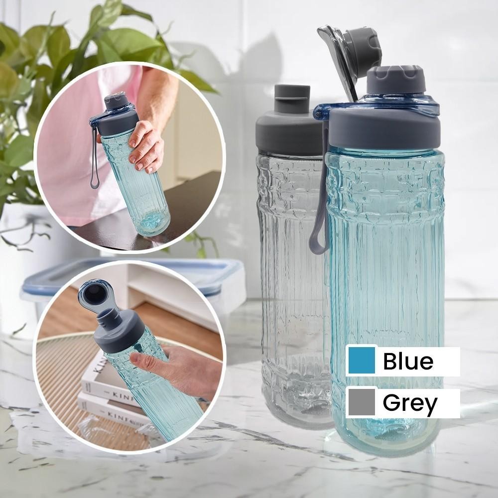 650ml Plastic Lid Water Bottle Drinking Bottle Sports Outdoor Travel ...