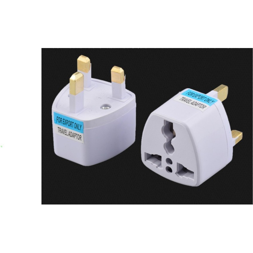 Universal International UK 3 Pin Travel Plug Socket Adapter | Shopee ...