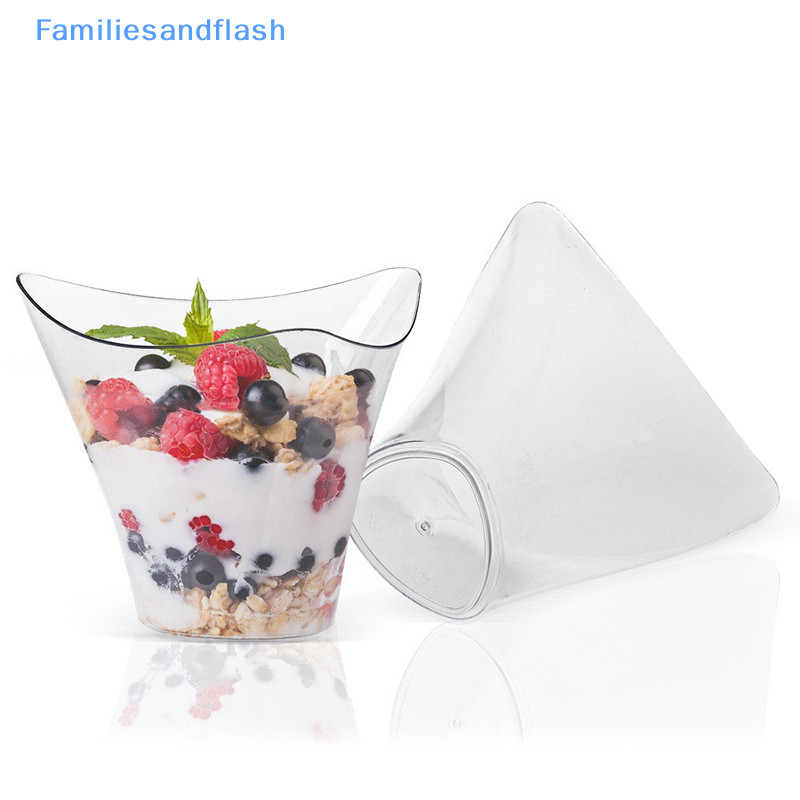 Familiesandflash> 25pcs Party Birthday Disposable Dessert Cups Twisted ...