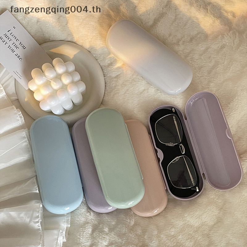 F4TH Portable Cream Colored Glasses Case Cute Sunglasses Myopia Glasses ...