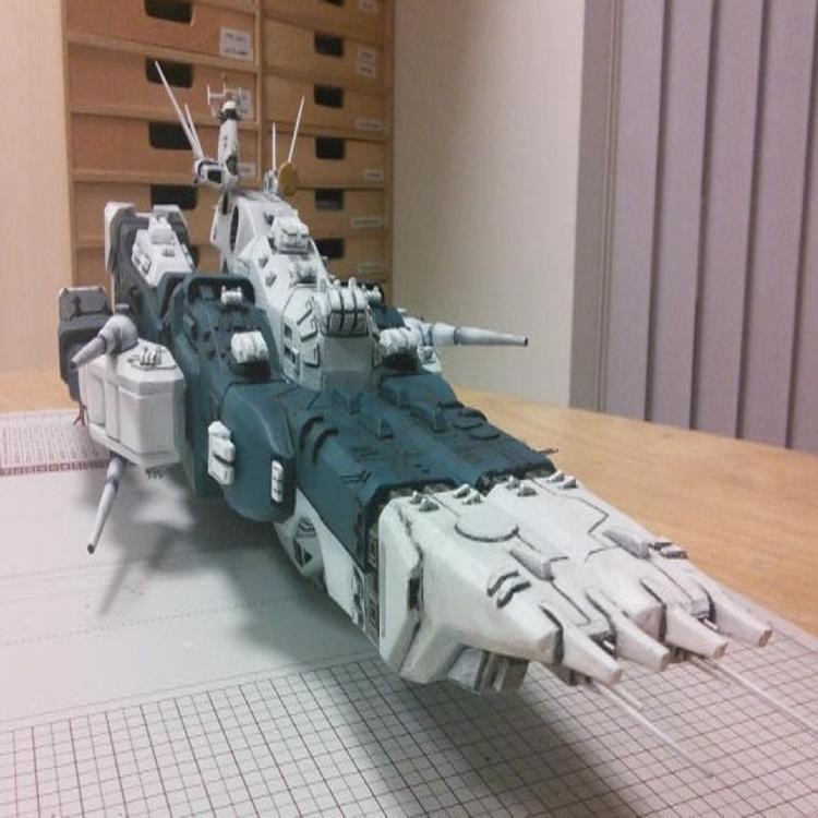 Macross SDF-1 Spaceship Paper Model d Paper Model Paper-Cutting Book ...