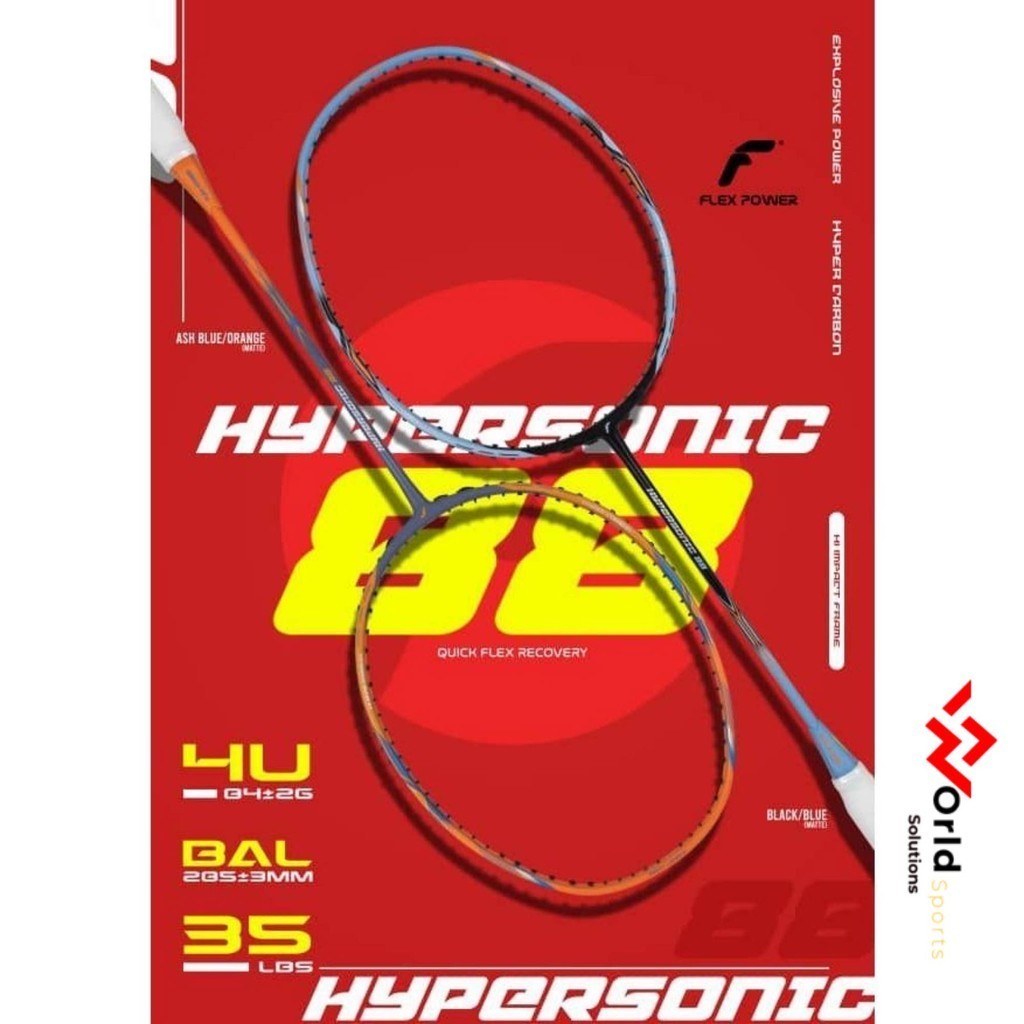 FLEX POWER Hypersonic 88 racket (100%Original) | Shopee Malaysia