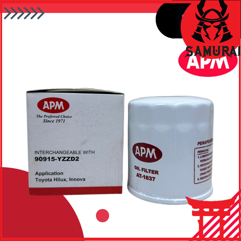 APM Oil Filter Toyota Hilux ,Hiace KDH200 ,Fortuner ,Unser ,Innova (AT ...