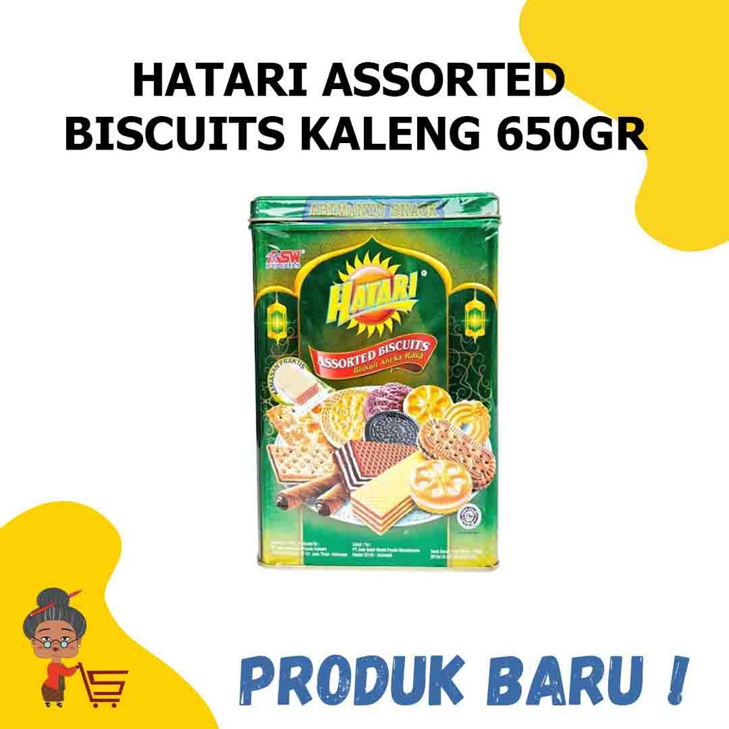 Hatari ASSORTED BISCUITS CANNED 650GR / HATARI ASSORTED BISCUITS CANNED ...