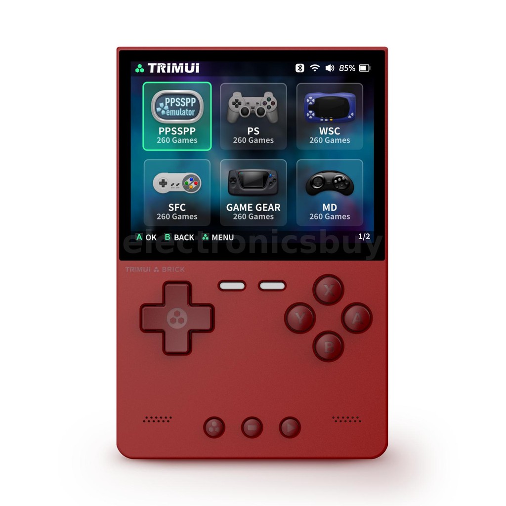 TRIMUI BRICK Handheld Game Console 3.2'' IPS Screen Linux System Trimui ...