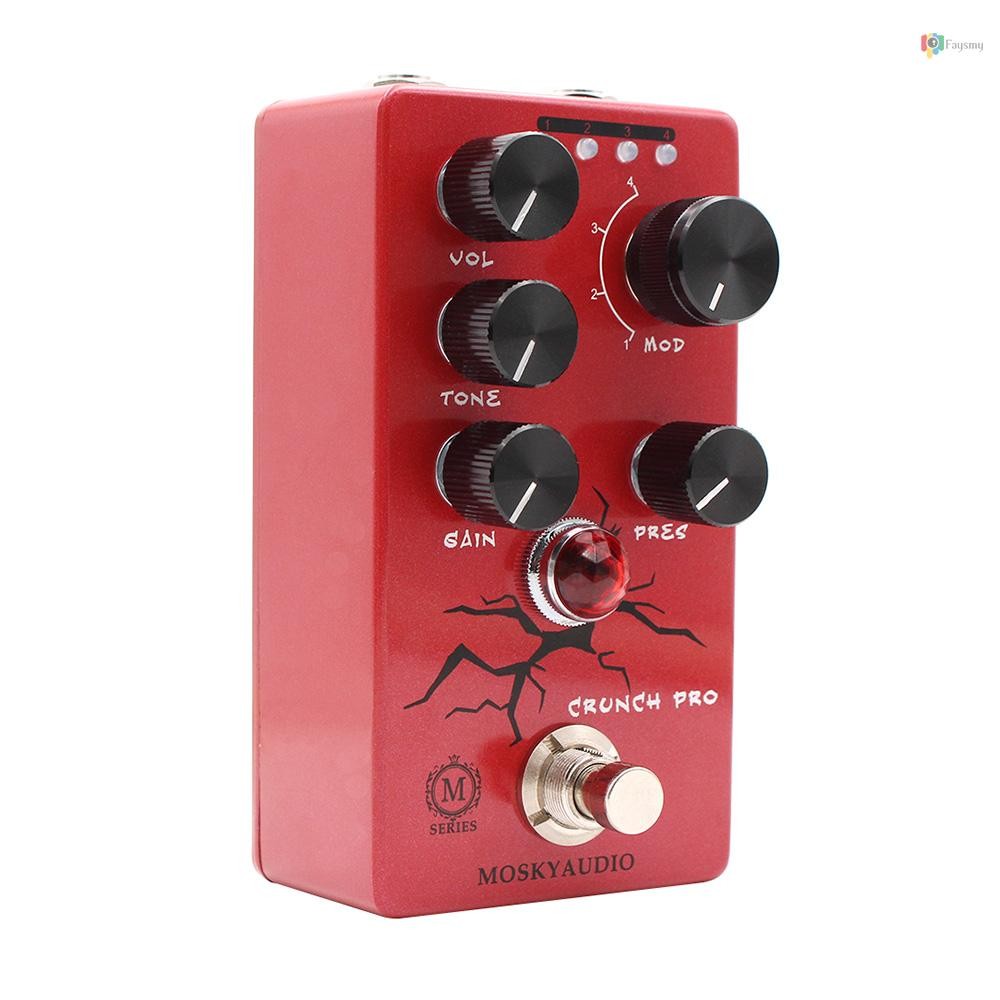 MOSKYAUDIO Guitar Distortion Pedal Electric Guitar Effects Pedal Vol ...