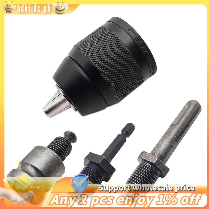 In stock-2-13mm Keyless 3-Jaw SDS-Plus Shanks 1/4Inch Hex Square Fit ...