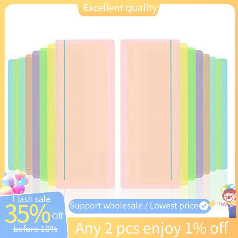 16 Pieces Guided Reading Highlight Strips Colored Overlays Bookmark ...
