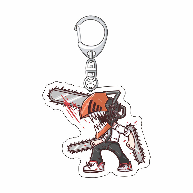 Chainsaw Man Keychain Anime Chainsaw Man Electric Times Pop Chitama ...