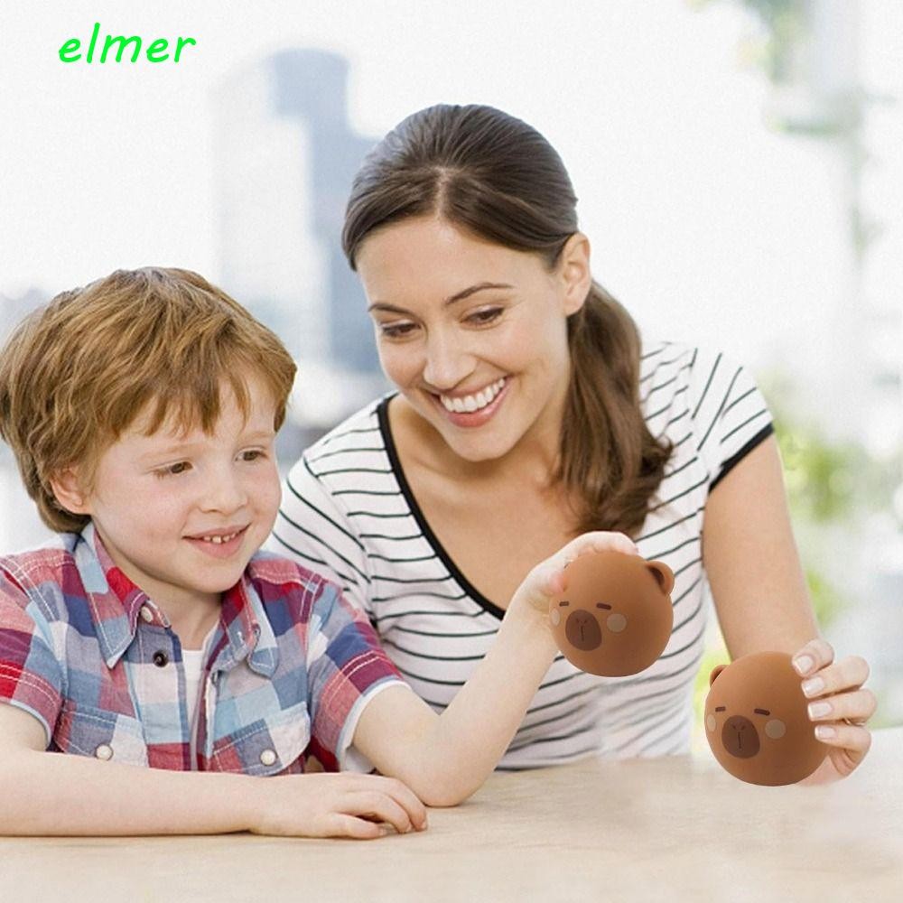 ELMER 1pc Capybara Squeeze Toy, Silicone Relaxed Decompression Animal ...