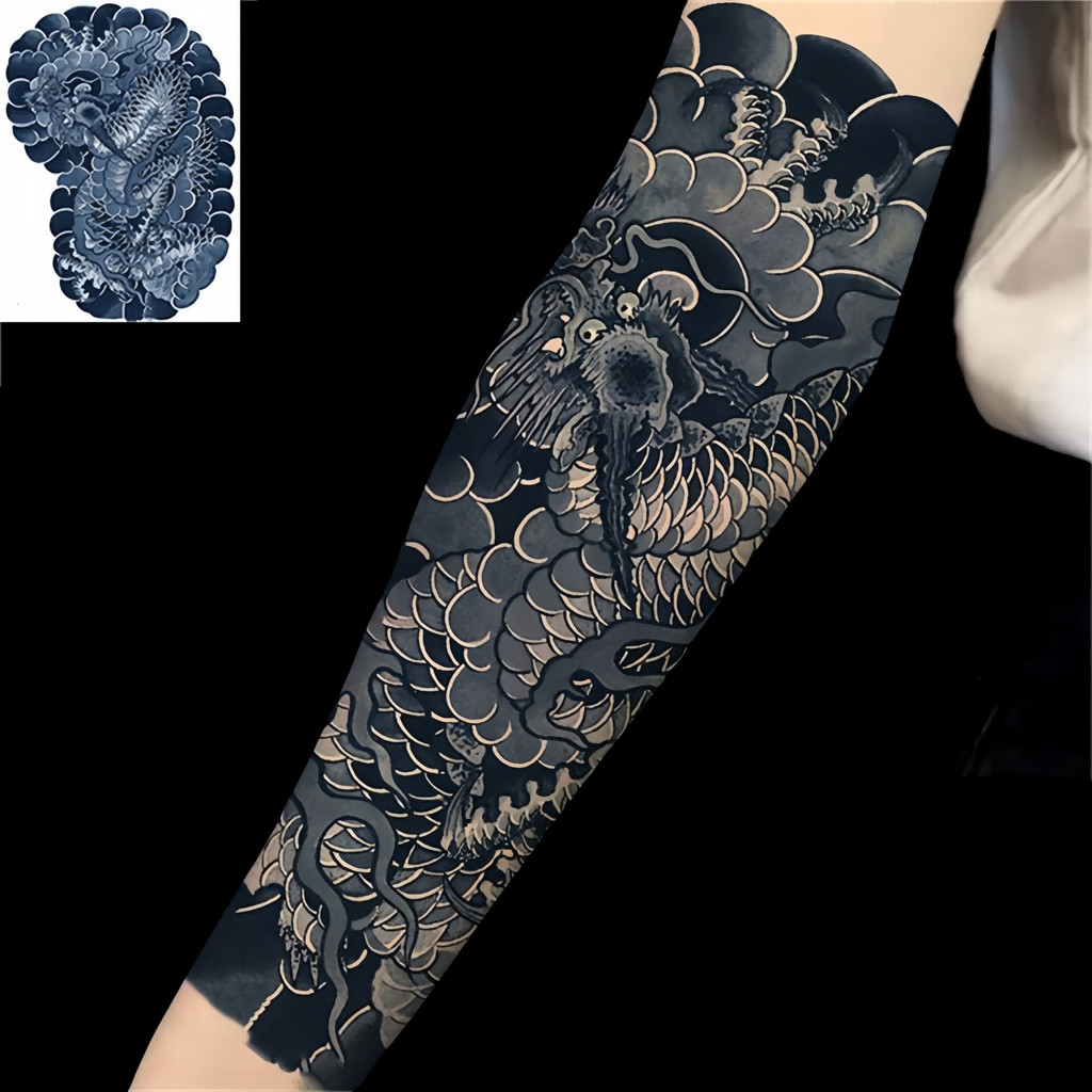 Tattoo Same Style Tattoo Sticker Student Party Temporary Tattoo Back ...