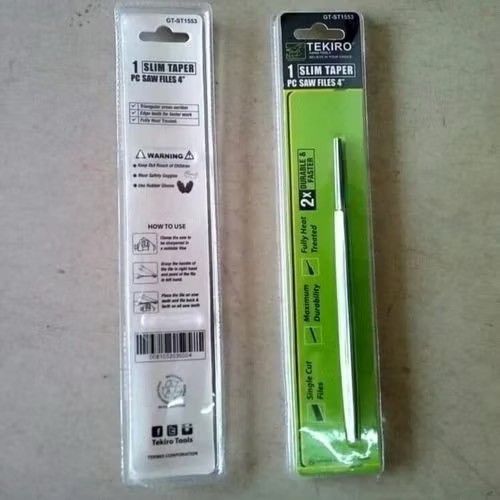 KAYU (gd) Tekiro triangular file 3 3.5 4" inch slim taper saw files ...