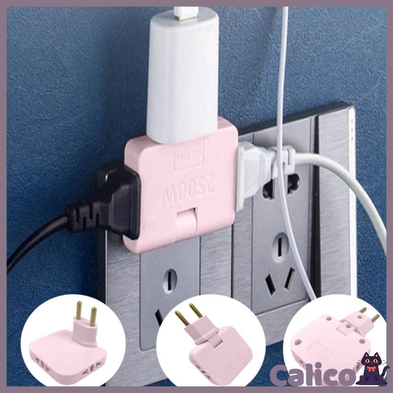 Cali Foldable Extension Socket 180 Degree Rotations EU Power Plug ...