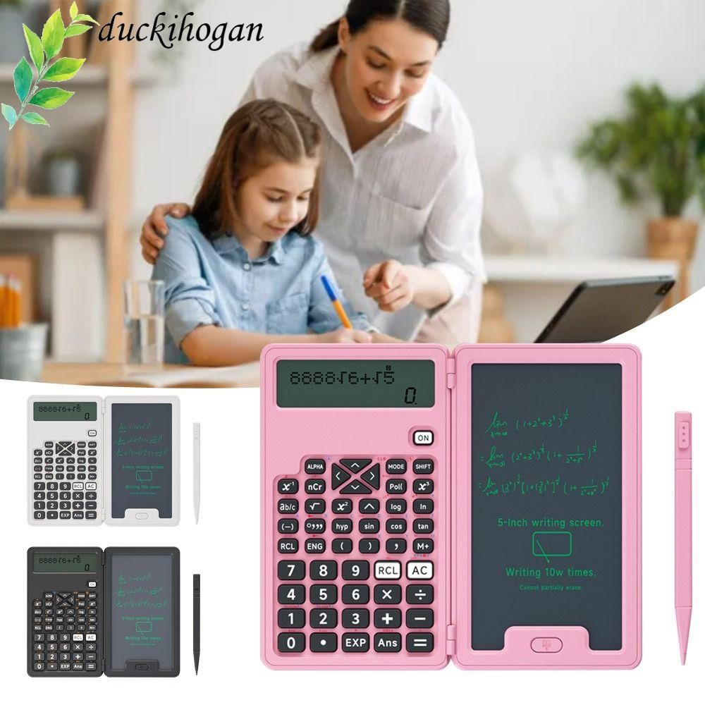 DUCKIHOGAN Scientific Calculators, 10-Digit LCD Notepad Math Calculator ...