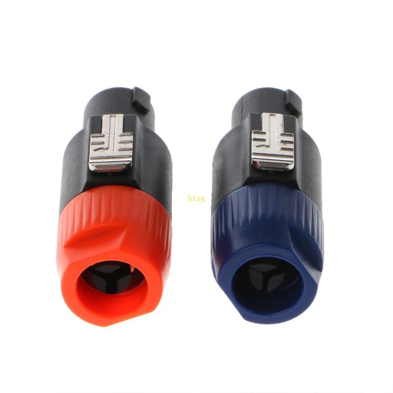 BT Speakon Male Plug Speaker 4 Pole 4 pin Neutrik Type NL4FX o Cable ...