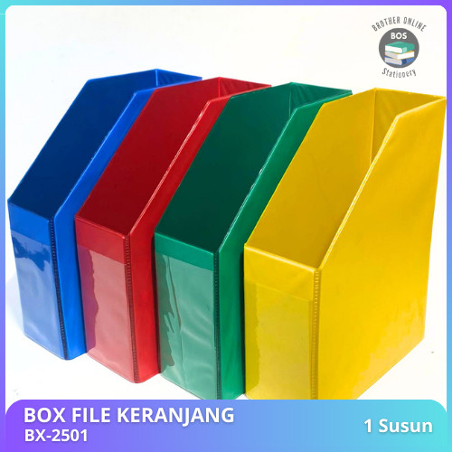 Bos Folding Plastic File Box MICROTOP Basket Box Document Holder Folder ...
