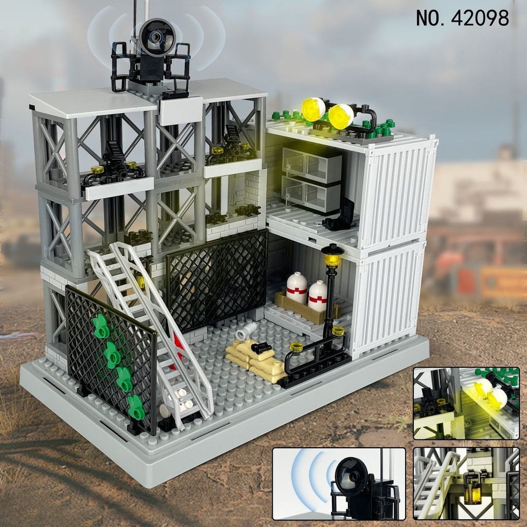 Medieval Large Military SWAT High Tower Combat Base Street View Small ...