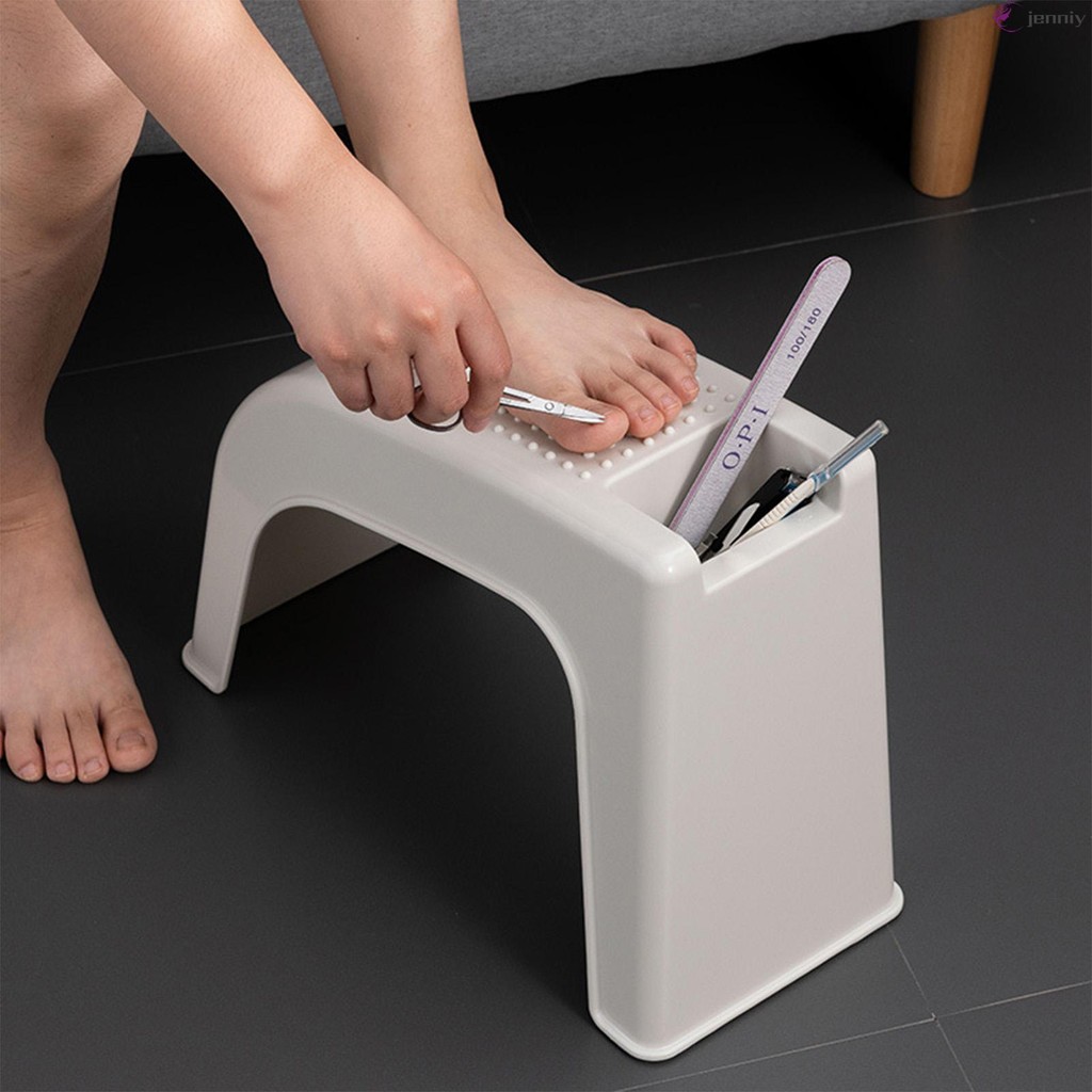 Pedicure Foot Rest Stand Ergonomic Curved Design Comfortable Footstool ...
