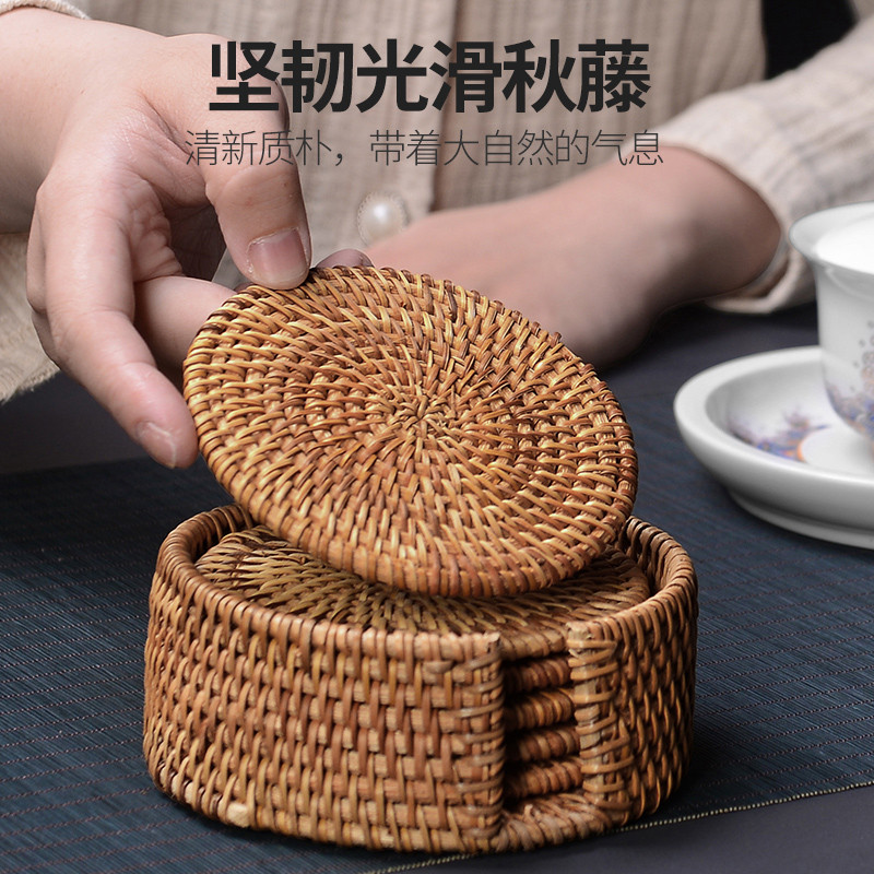 Alas Teh Buluh Anyaman Buatan Tangan Vietnam Rotan Tikar Meja Makan ...