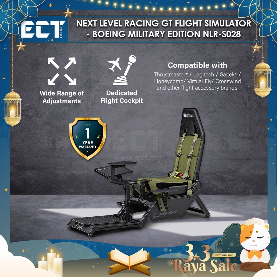 Next Level Racing GT Flight Simulator - Boeing Military Edition NLR ...