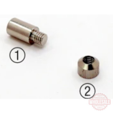 HARDWARE MALL SHELF SUPPORT GLASS SUCTION STUD GLASS Rubber Suction ...