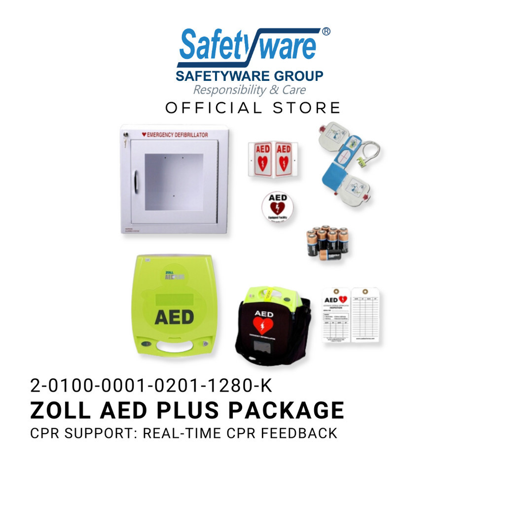ZOLL AED Plus Package | Emergency Response Kit | Real CPR Help | Shopee ...