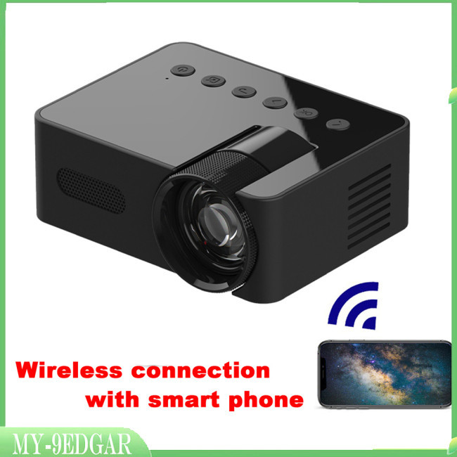 Gil YT100 WiFi Portable Projector HD Mini Video Projector Home Video Smart Projectors For Phones ...