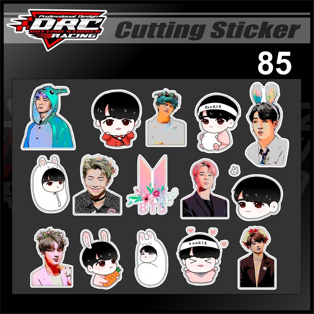 Sticker Pack - BTS Sticker One Pack Already Printcut Sticker Kecil2 BTS ...