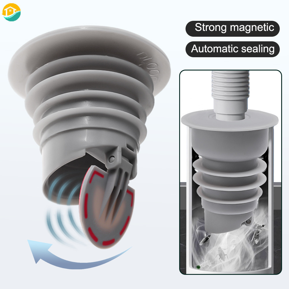 Creative Silicone Drain Sewer Pipe Sealing Ring Anti Odor Anti Backflow ...