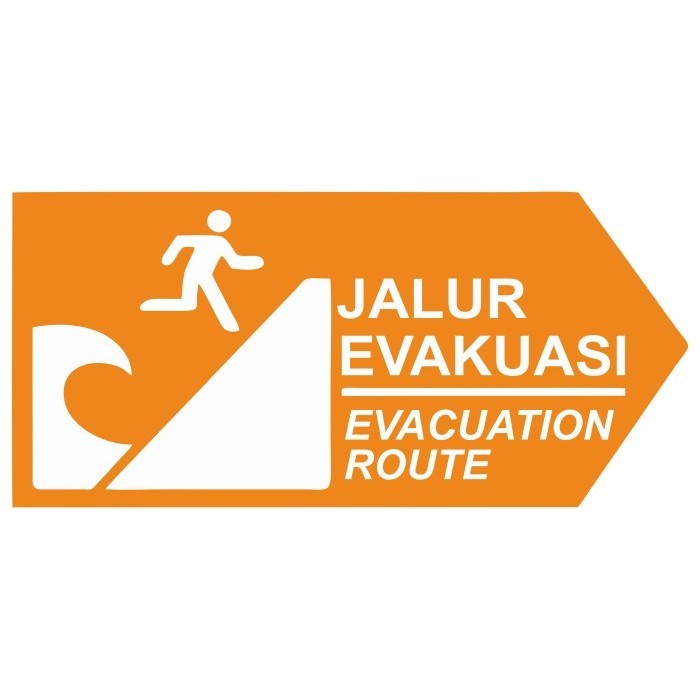 EMERGENCY RAMBUATION BADGE EVACUATION - ACRYLIC EVACUATION PATH ...