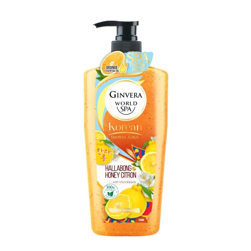 GINVERA Spa Shower Scrub Hallabong Honey Citron (750g) | Shopee Malaysia