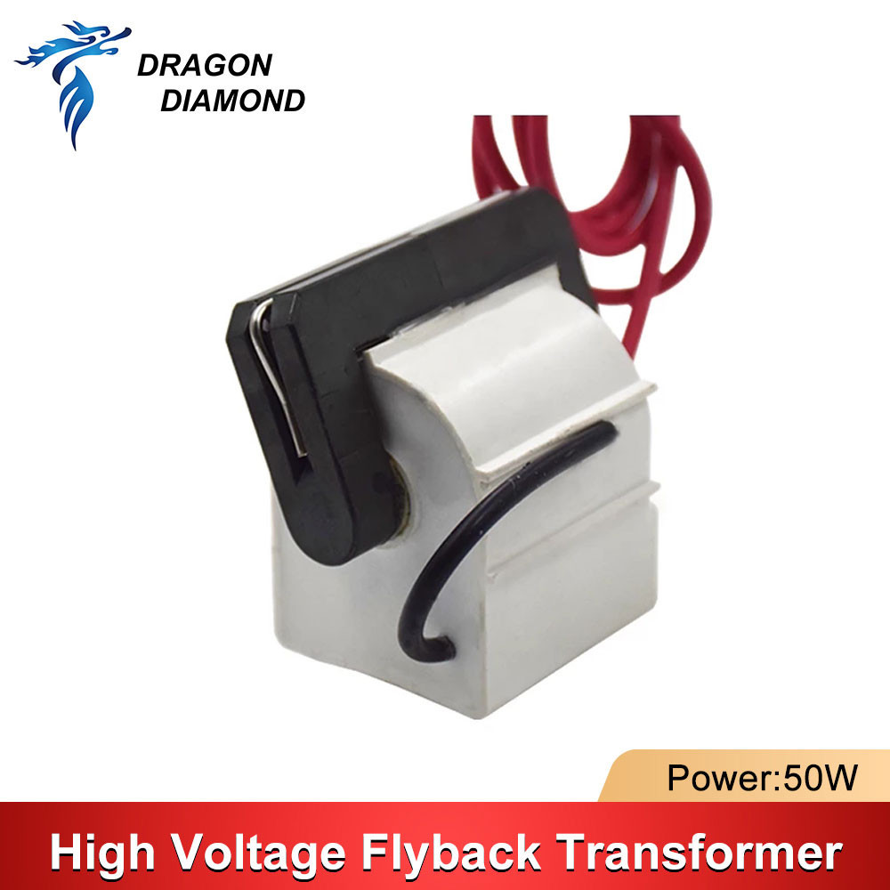 DRAGON DIAMOND Universal 50W High Voltage Flyback Transformer For CO2 ...