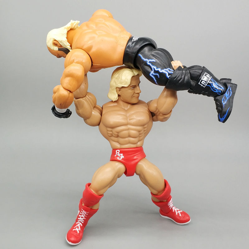 Wrestler Muscle Man Hand-Made Muscle Man Action Figure Toy Iron Fist ...