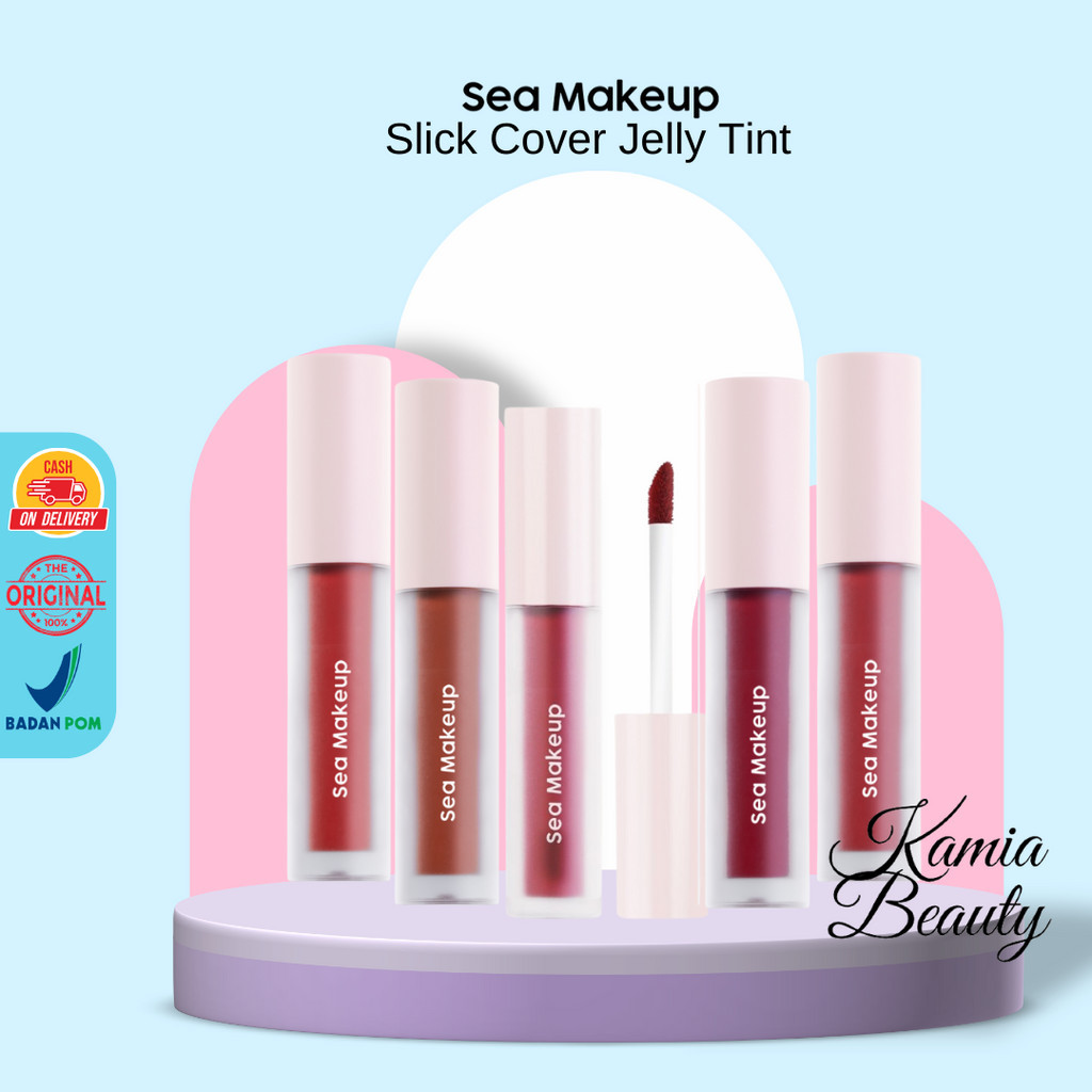 Najmia 3 - Sea Makeup Slick Cover Jelly Tint | Shopee Malaysia