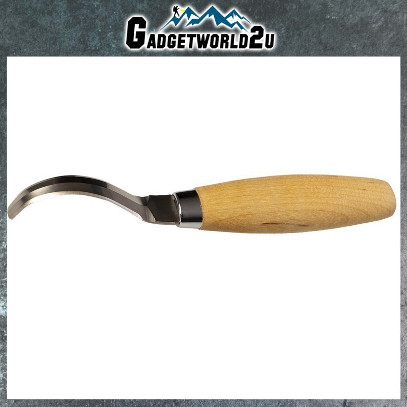 MoraKniv Hook Knife 163 Double Edge Craft Carving Knife (S) w Leather ...